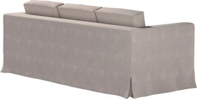 Potah na pohovku IKEA  Karlanda 3-místná nerozkládací, dlouhý barva béžová látka pletený vzor