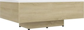 vidaXL Konferenční stolek 85 x 55 x 31 cm dřevotříska [803385] Barva: Bílá