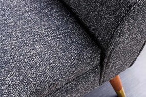 Designová lavice Dafina 90 cm antracitová