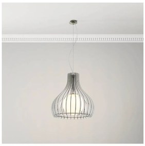 Eglo 96211 - Lustr na lanku TINDORI 1xE27/60W/230V pr. 50 cm bílá