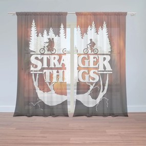 Sablio Záclony Stranger Things Glow: 2ks 150x250cm