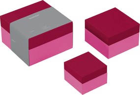 Dárkové krabičky Cutting Edge malinový-fuchsiový 3 ks