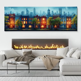 Obraz na plátně - Na předměstí Bostonu FeelHappy.cz Velikost obrazu: 120 x 40 cm