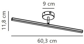 Nordlux - LED Koupelnové osvětlení zrcadla IP LED/7,2W/230V IP44 60 cm bílá