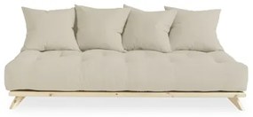 sofa SENZA by Karup - 90*200 cm natural pine (přírodní) + futon beige 747