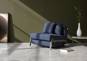 INNOVATION - Rozkládací sedačka CUBED CHROME SOFA 140-200