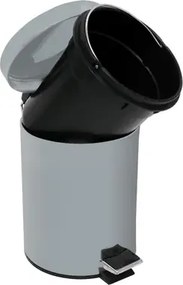 MSV UNIS pedálový odpadkový koš 3 L světle šedá / Ocel