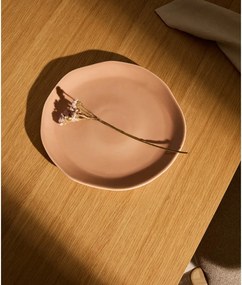 Světle růžový keramický talíř ø 27 cm Tiraya – Kave Home