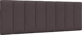 Rám postele bez matrace Hanko tmavě hnědý 140 x 200 cm textil 3310394