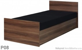 moderní jednolůžková postel z dřevotřísky Penelopa P08 maride
