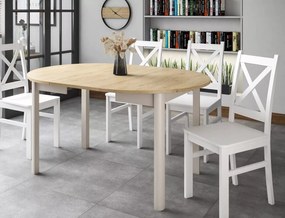 Rozkládací jídelní stůl Dante I 102/144 cm dub cremona torro/kašmír