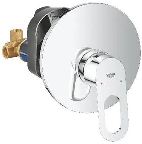 Grohe BauLoop - Sprchová baterie pod omítku, s tělesem, chrom 29080000