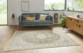 Nouristan - Hanse Home koberce Kusový koberec Naveh 104380 Olivgreen/Grey - 195x300 cm