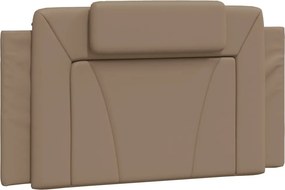 Postel Viana s matrací cappuccino 100 x 200 cm umělá kůže 3208779