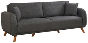 Hanah Home Set křesla a pohovky HERA antracitový 237 cm