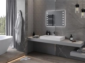 Mexen Ner koupelnové zrcadlo s podsvícením 80 x 60 cm, LED 6000K, antivlna - 9809-080-060-611-00