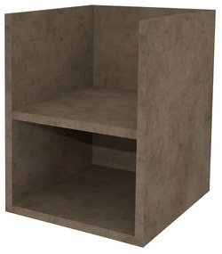 Mereo Aira, koupelnová skříňka 40 cm, spodní, Multidecor, Beton Chicago tm šedý CN795SBCS2