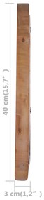 Nástěnné zrcadlo 40 cm teak kulaté - Default Title