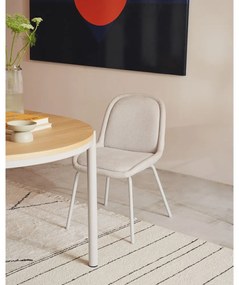 Krémové jídelní židle v sadě 4 ks Aimin – Kave Home