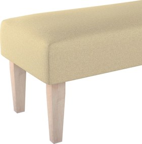 Dlouhá lavička 100x40cm barva zelená látka pletený vzor
