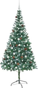 Umělý vánoční stromeček s stojanem Zelená 210 cm PVC a Ocel 3396726