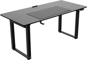 ULTRADESK Uplift černá / Herní stůl / 160 x 75 x 74 - 116 cm / nastavi