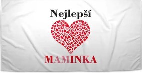 Sablio Ručník Nejlepší maminka - 30x50 cm