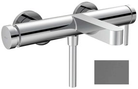 Hansgrohe Finoris - Vanová baterie, kartáčovaný černý chrom 76420340