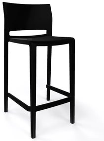 GABER - Barová židle BAKHITA nízká, černá