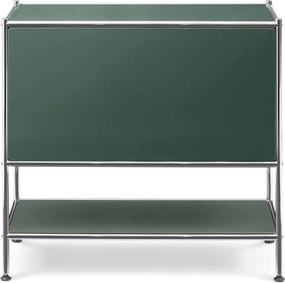Tchibo - Kovová odkládací skříňka »Cn3« s 1 výklopnými dvířky - barva: chrom