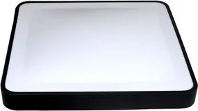 LED Stropní svítidlo se senzorem WILTON LED/24W/230V 4000K 33x33 cm černá
