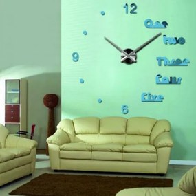 Moderní hodiny na zeď DIY DRIWAL l 3D HODINY 12S039