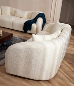 HANAH HOME třímístná pohovka VENEDIK krémová 569HLN1137