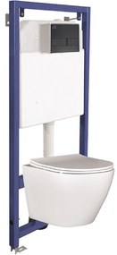 Laveo Akan, sada konstrukce s mísou, sedadlem a tlačítkem, LAV-VMDC600S