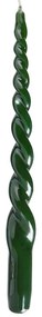 TWISTED Sada svíček 4 ks 29 cm - zelená