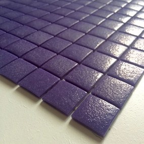 Hisbalit Skleněná mozaika fialová Mozaika 308B PROTISKLUZ 2,5x2,5  2,5x2,5 (33,33x33,33) cm - 25308BBH