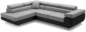 Casarredo - Komfort nábytek Rohová sedací souprava ADRIANA rozkládací s úložným prostorem, Sioux 1114/Lux 32 | Umístění rohu: roh na pravé straně