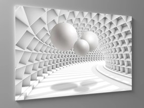 3D obraz tunel a koule Rozměr: 90 x 60 cm