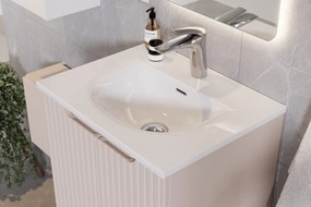 Závěsná skříňka Nova Sky se zápustným umyvadlem 50 cm dub coast evoke