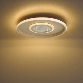 Moderní stropní svítidlo bílé vč. LED 3-stupňový vypínač - Frini