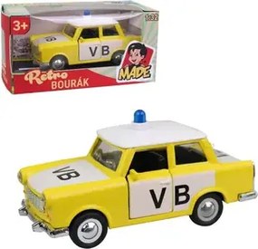MaDe Auto Trabant-policejní, kovový / 12 cm / od 3 let