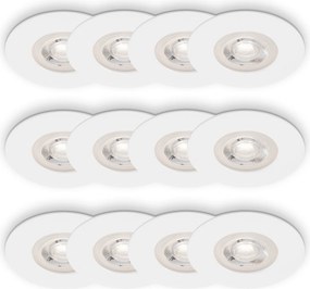 Briloner Vestavná LED svítidla (Sada 12 kusů, bílá)