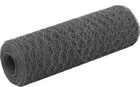 Pletivo ke kurníku ocel PVC vrstva 25 x 0,5 m šedé 143275