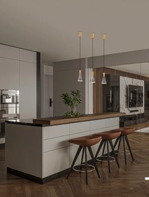 Designový lustr Voi 1 B Šedá