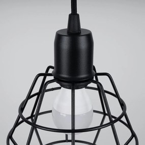 Sollux Lighting Závěsné svítidlo SUBA 3P černé