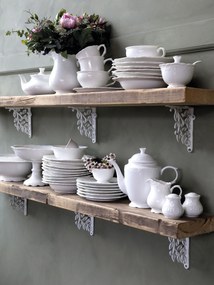 Porcelánová mísa s krajkou Provence lace – Ø 25 cm / 1,5L