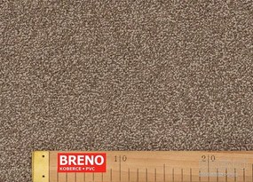 Breno Metrážový koberec MOUNT TWIST 90 světle hnědý, šíře 500 cm, Hnědá