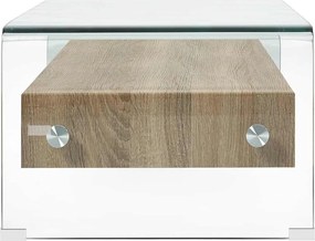 Konferenční stolek čirý 98 x 45 x 31 cm tvrzené sklo 284747