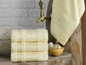 XPOSE® Bambusový ručník CATANIA - krémová 50x90 cm