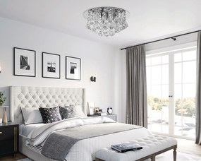 Toolight - Křišťálové závěsné svítidlo G9 3x40W APP1039-C, chromová, OSW-06822